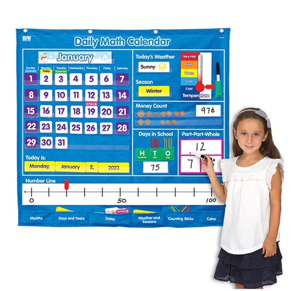 Other | Daily Math Calendar Chart For Classroom | Poshmark